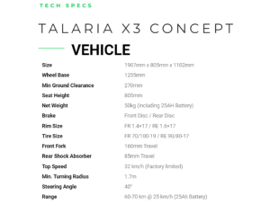 TALARIA X3 - TALARIA